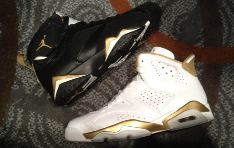 Sole Exclusive: Air Jordan 6 & 7 - Golden Moments Package- Release Date